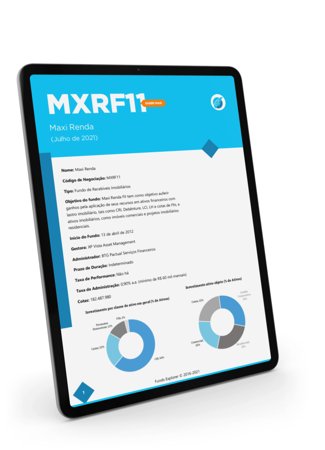 Relatório MXRF11 - Funds Explorer